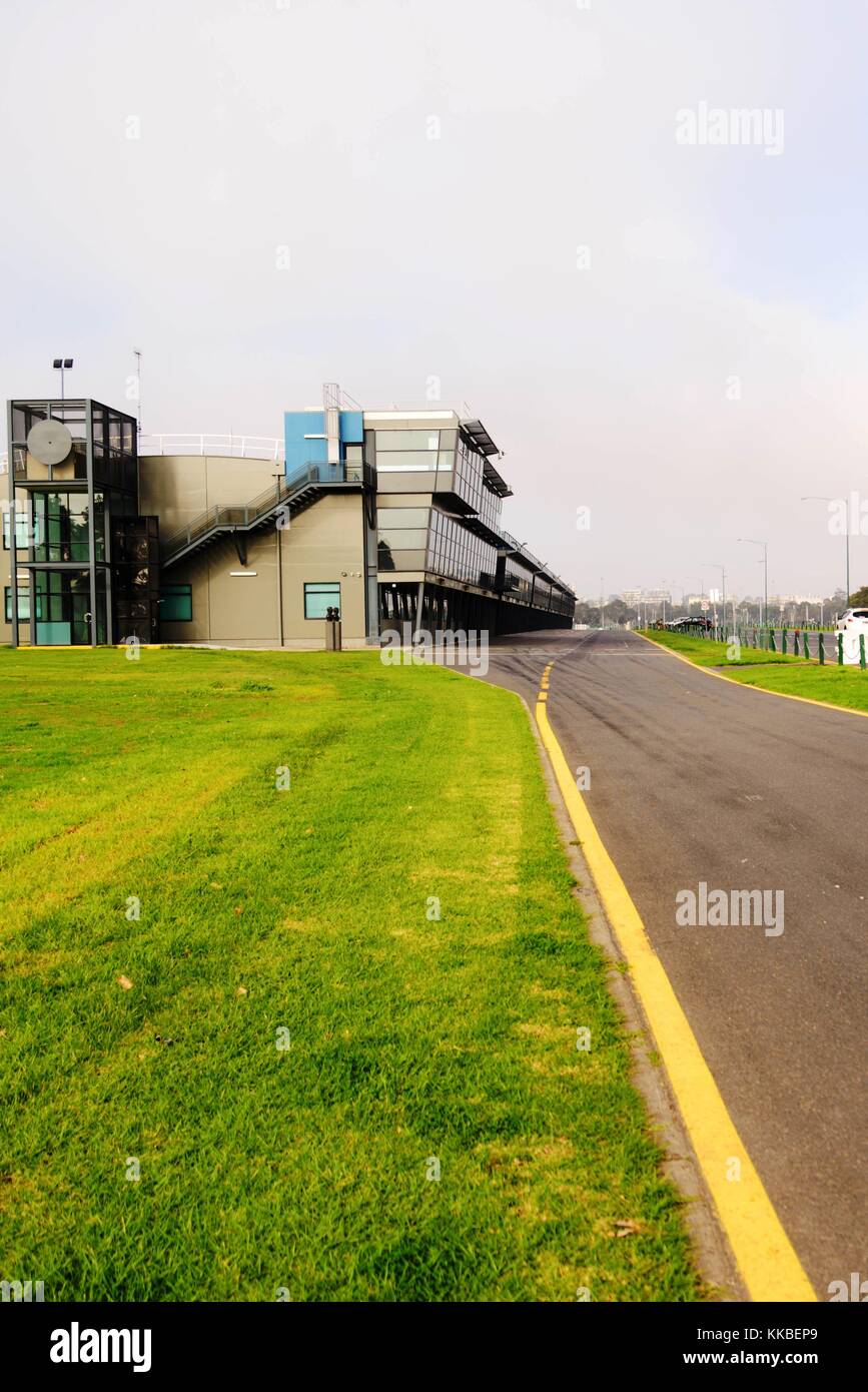 Formula 1 race track in Albert Park, Melbourne, Australia Stock Photo ...