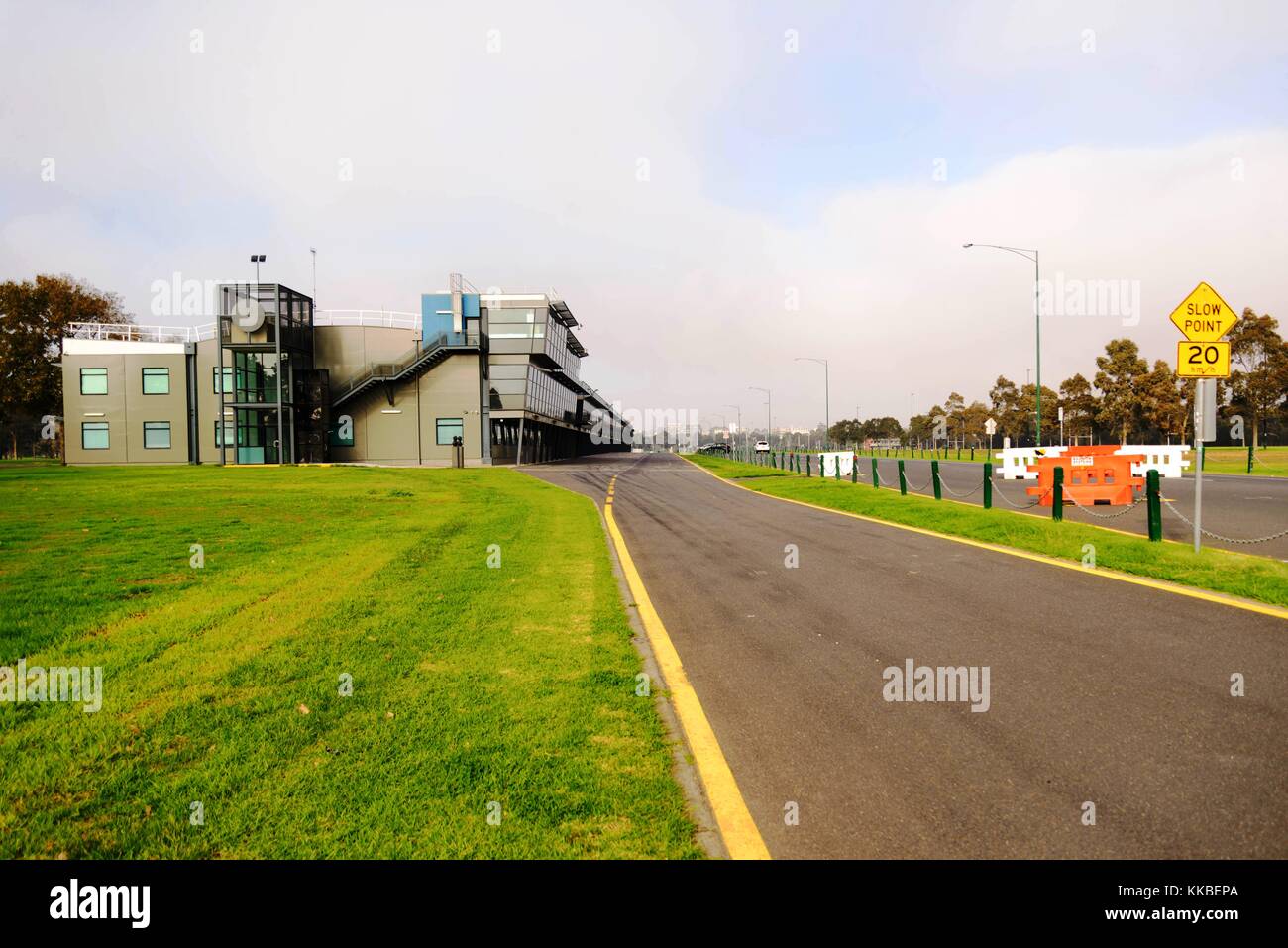 Formula 1 race track in Albert Park, Melbourne, Australia Stock Photo ...