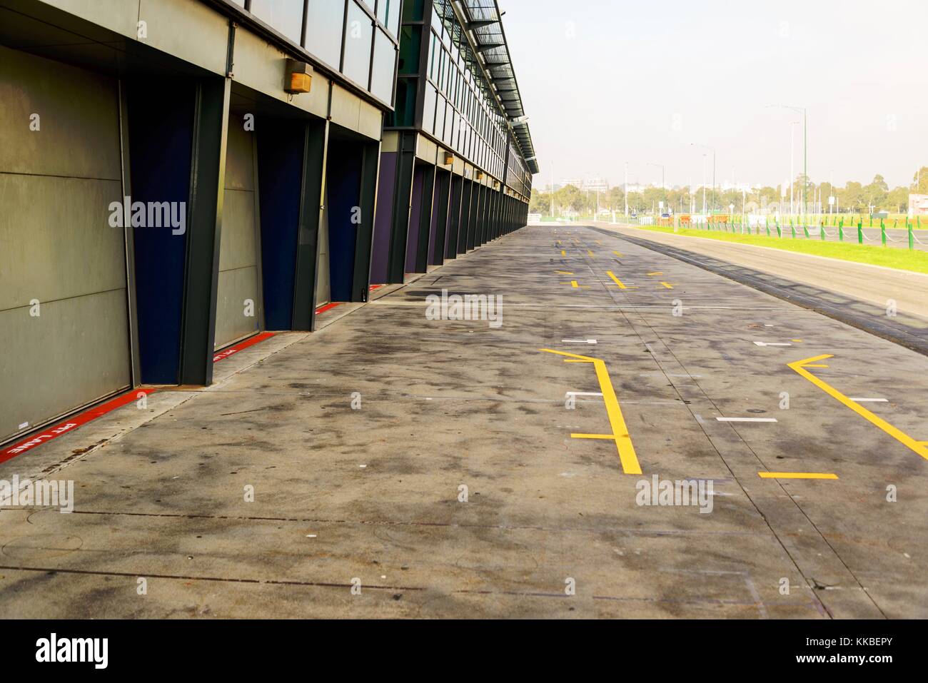 Formula 1 race track in Albert Park, Melbourne, Australia Stock Photo ...