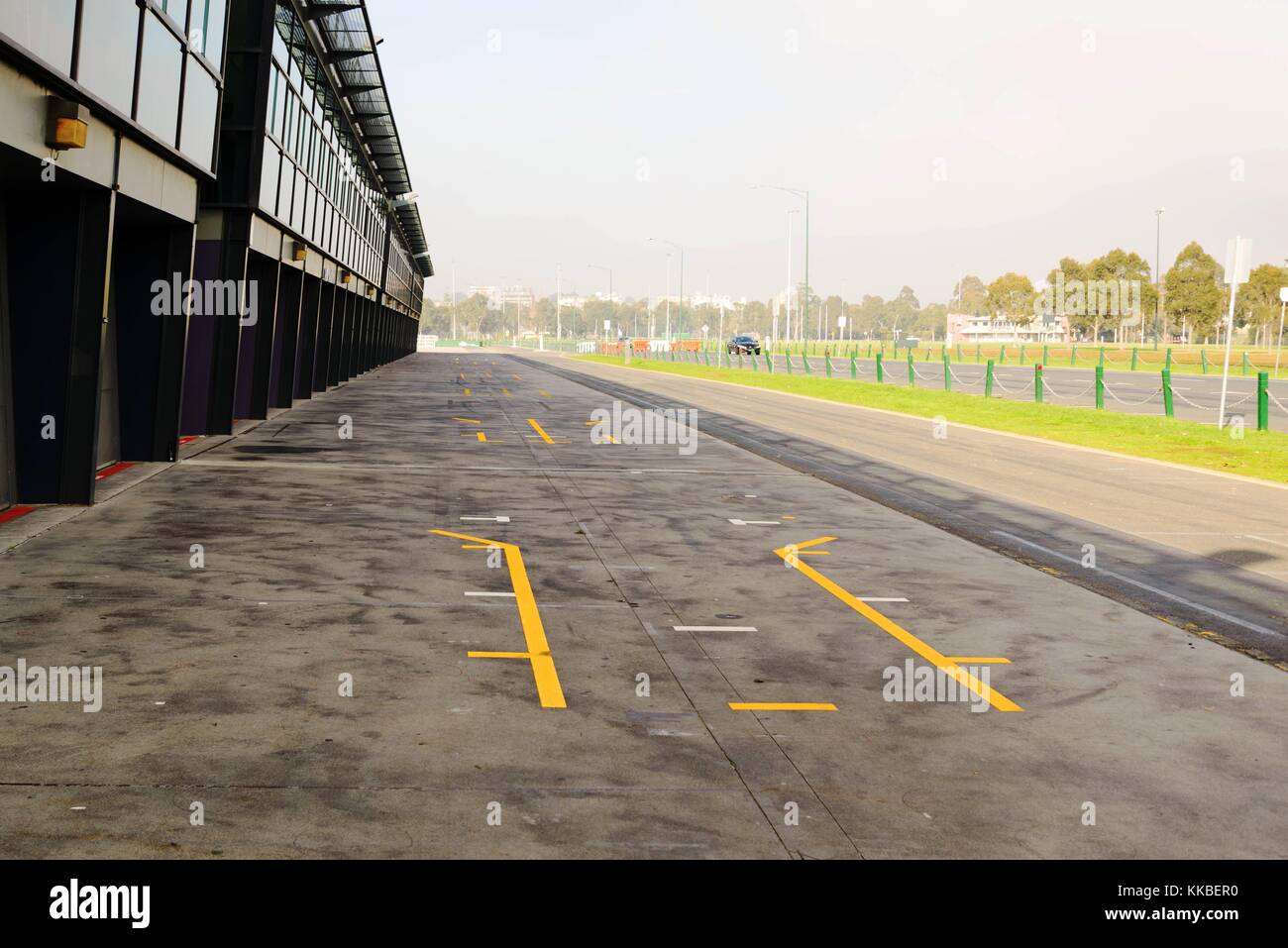 Formula 1 race track in Albert Park, Melbourne, Australia Stock Photo ...