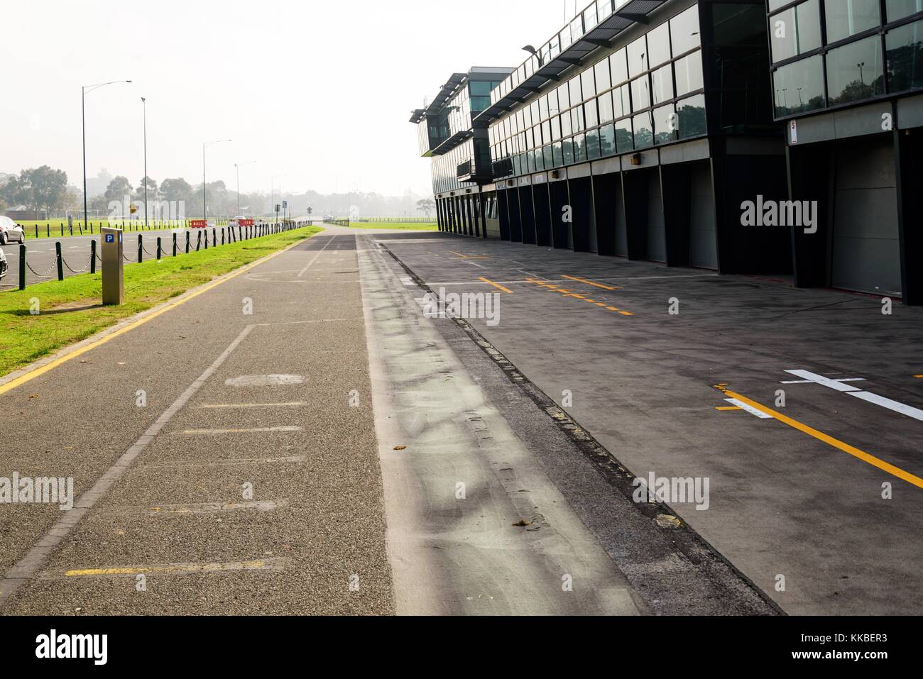 Formula 1 race track in Albert Park, Melbourne, Australia Stock Photo ...