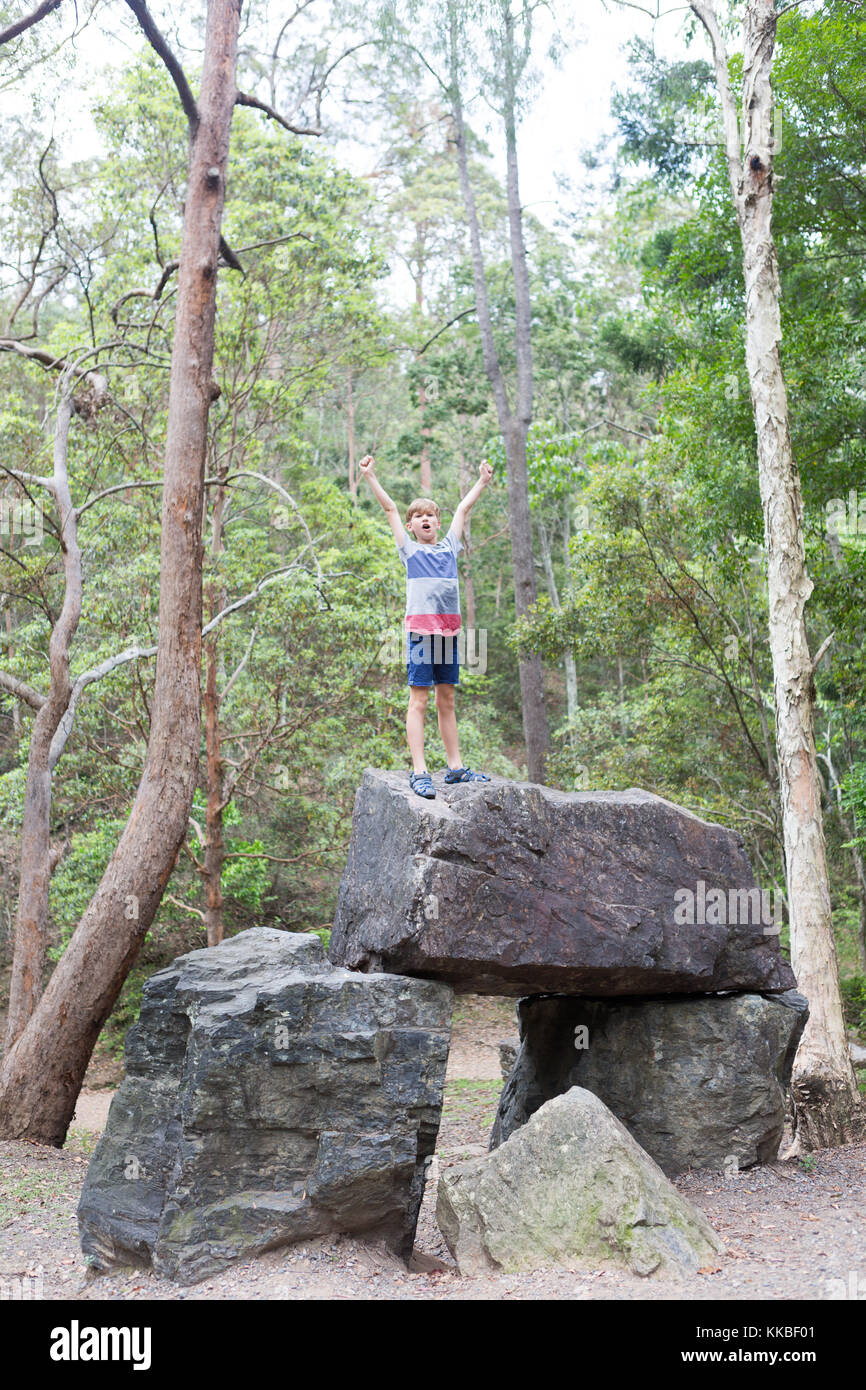 Slaughter Falls Bush walking track Stock Photo - Alamy
