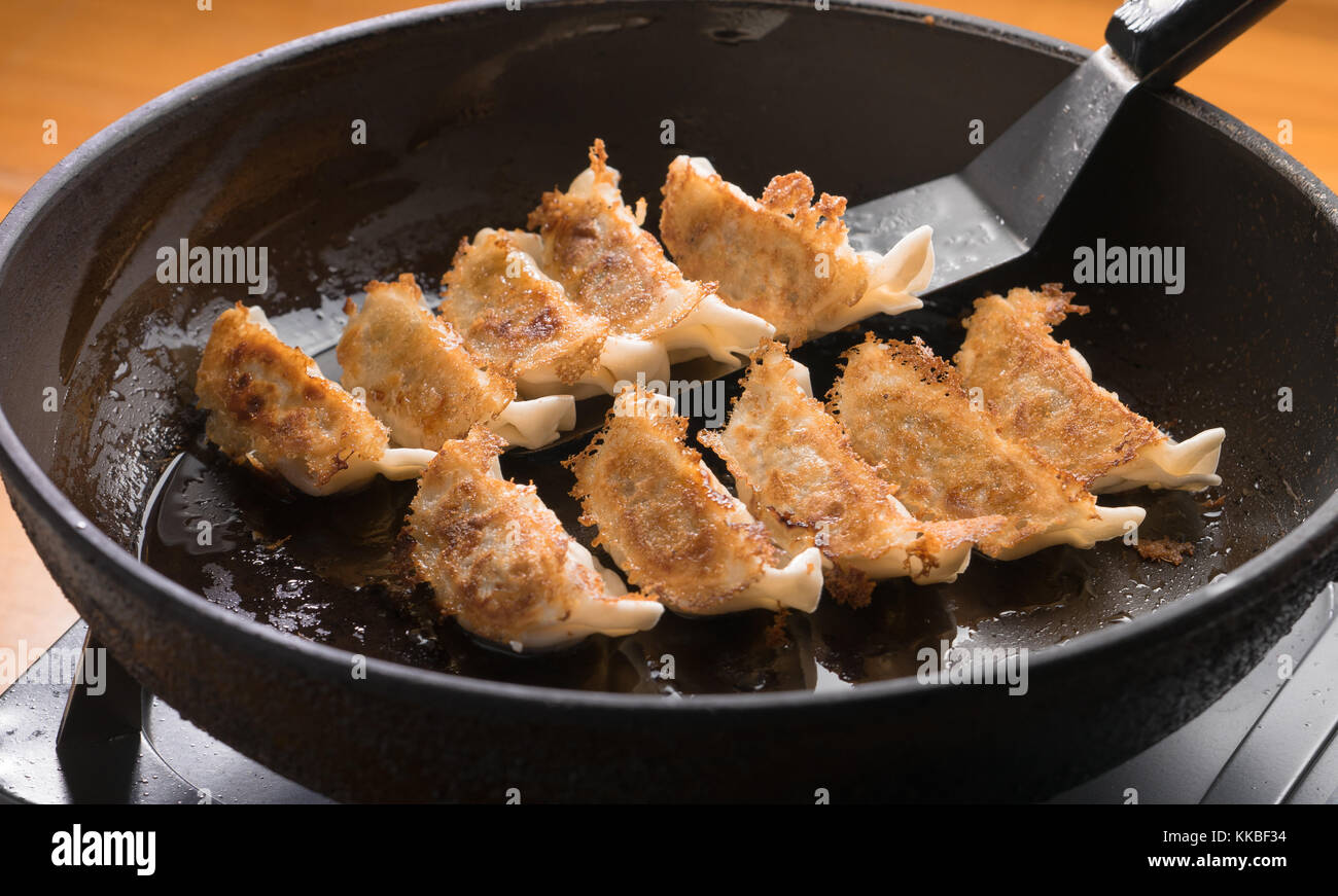 Gyoza japanese dumplings in hi-res stock photography and images - Alamy