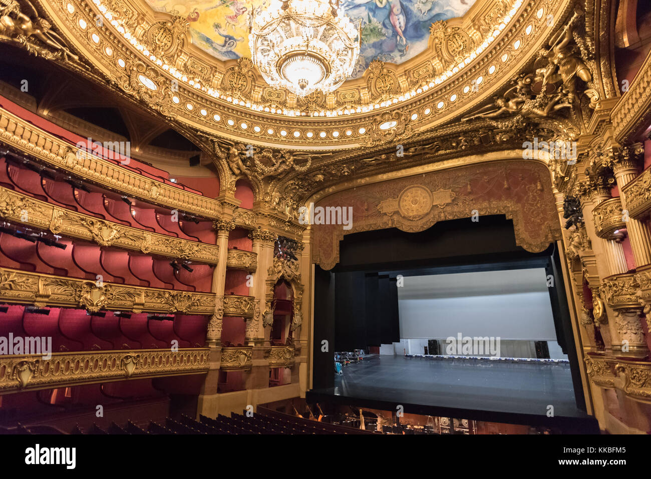 Garnier opera paris chagall hi-res stock photography and images - Alamy
