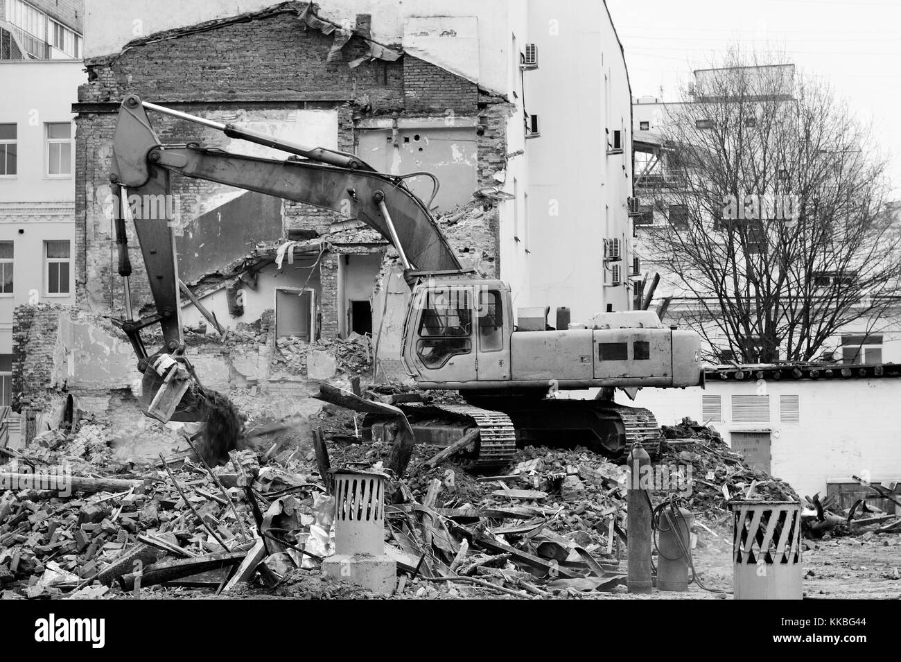 Demolition of a playground hi-res stock photography and images - Alamy