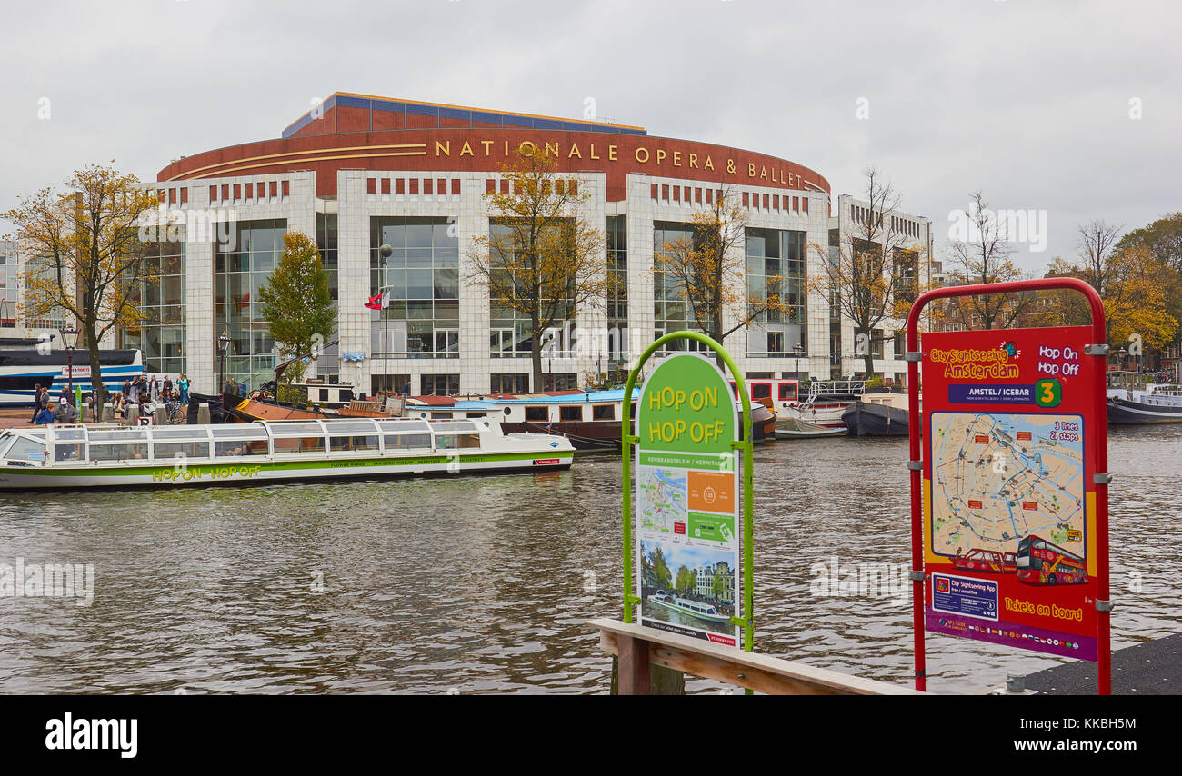 Nationale Opera and Ballet in the Stopera building by Wilhelm Holzbauer ...