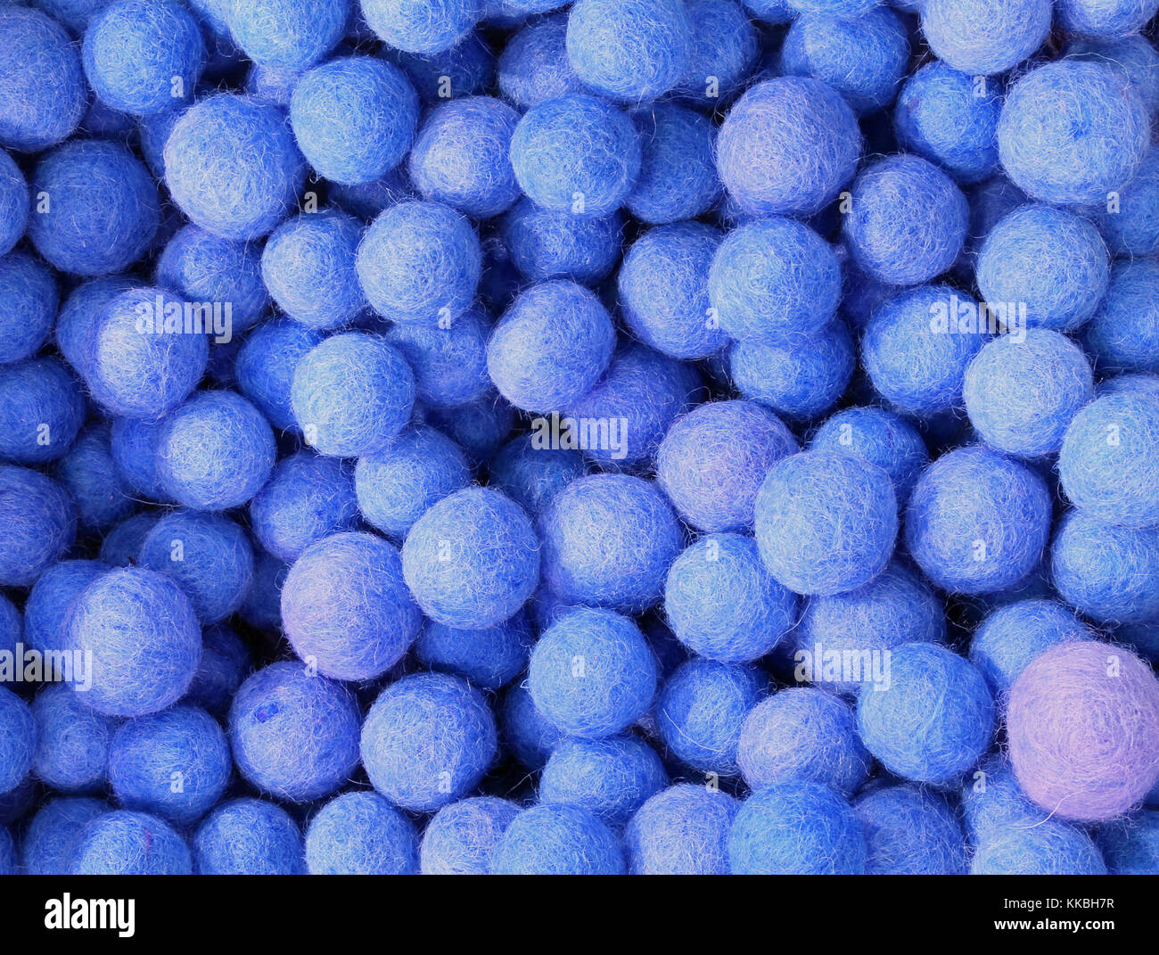 background of many blue burnished wool balls Stock Photo - Alamy