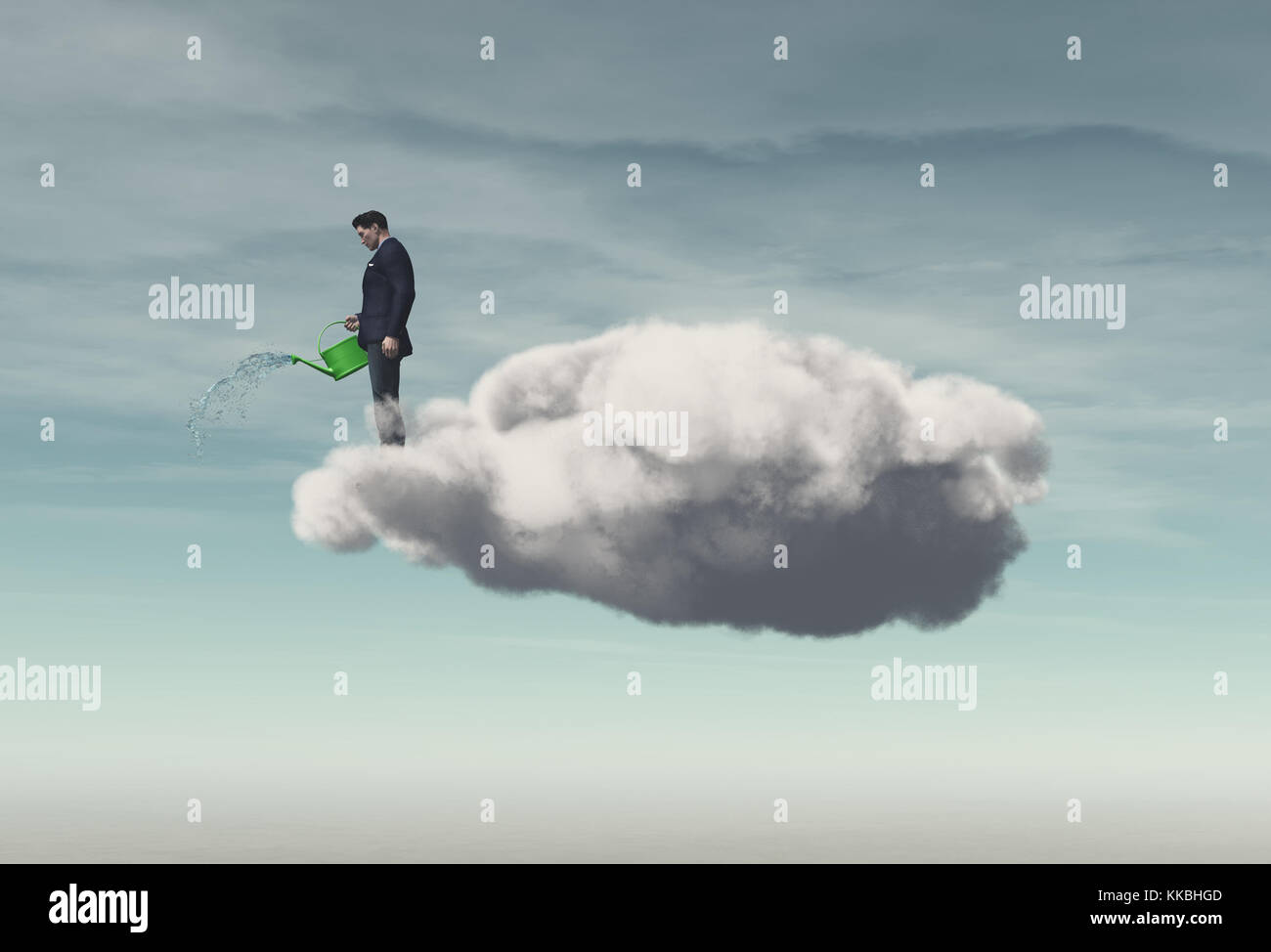 Person rain cloud over hi-res stock photography and images - Alamy