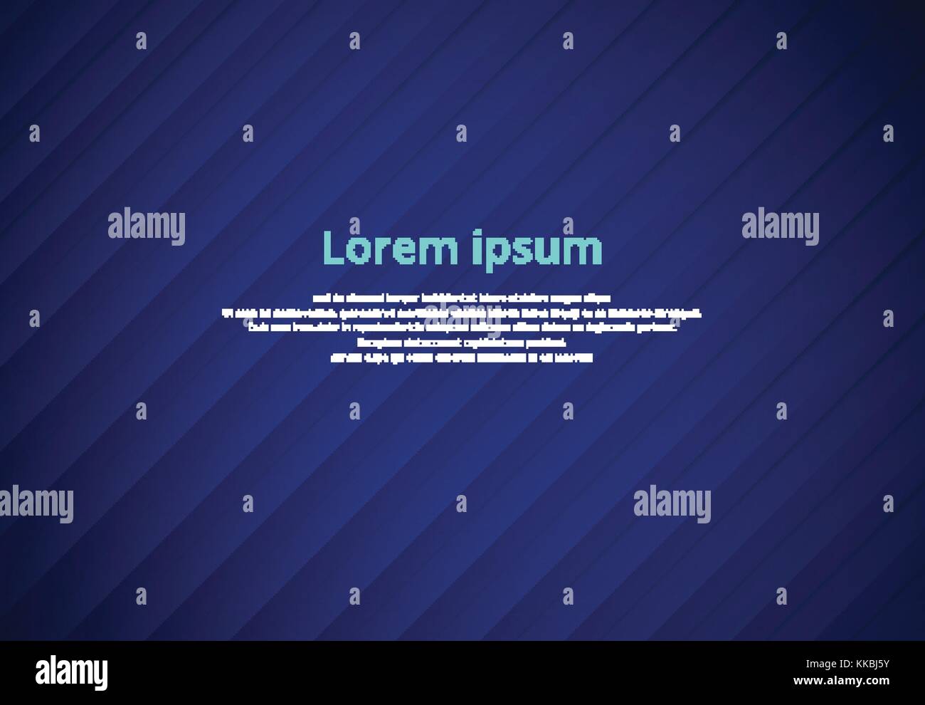 Blue striped background paper overlap, vector illustration Stock Vector ...