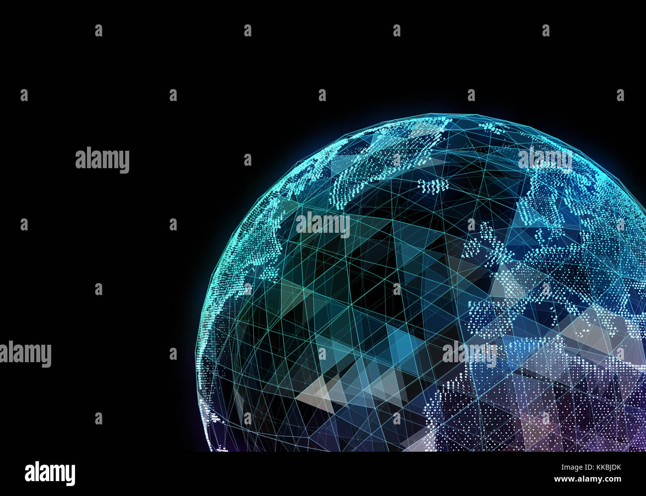 Abstract network data connection Stock Photo - Alamy