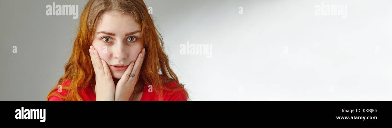 a portrait of stressed sad young girl Stock Photo - Alamy