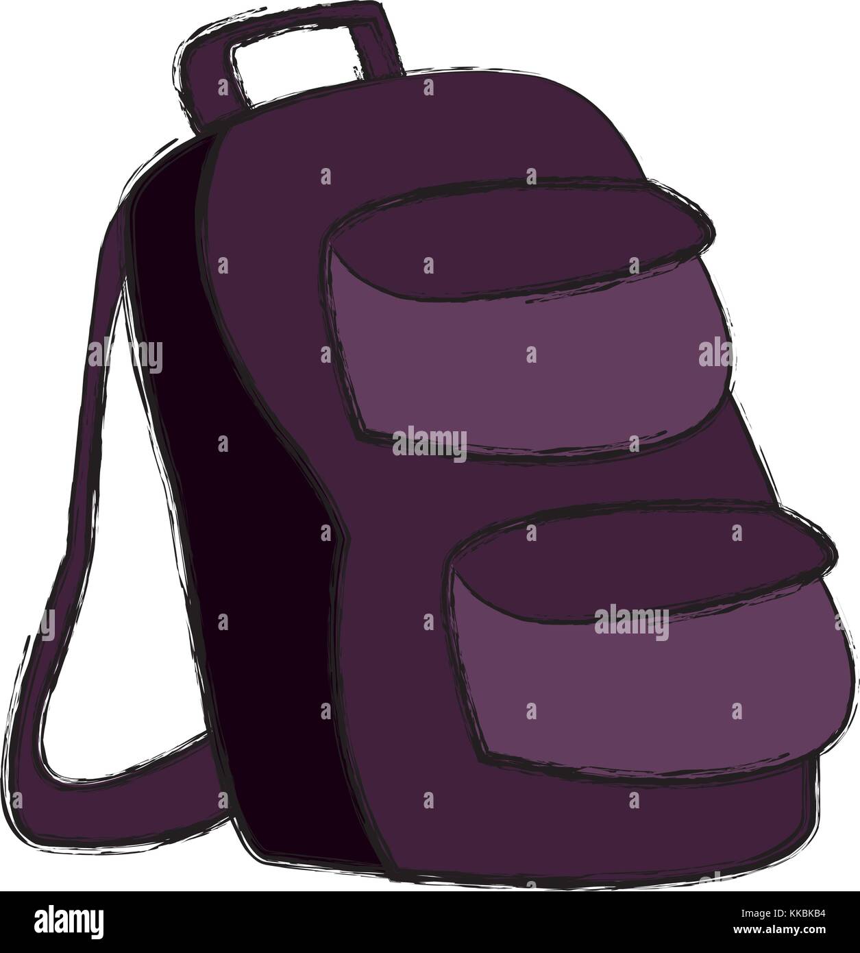 School backpack symbol Stock Vector Image & Art - Alamy