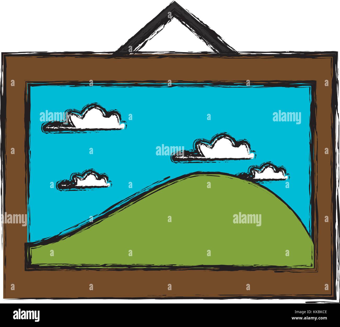 Landscape photo frame Stock Vector Image & Art - Alamy