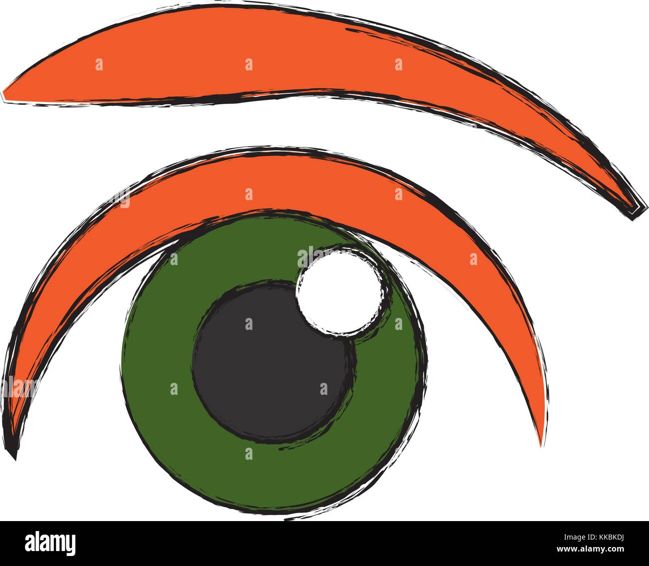 Eye cartoon isolated Stock Vector Image & Art - Alamy