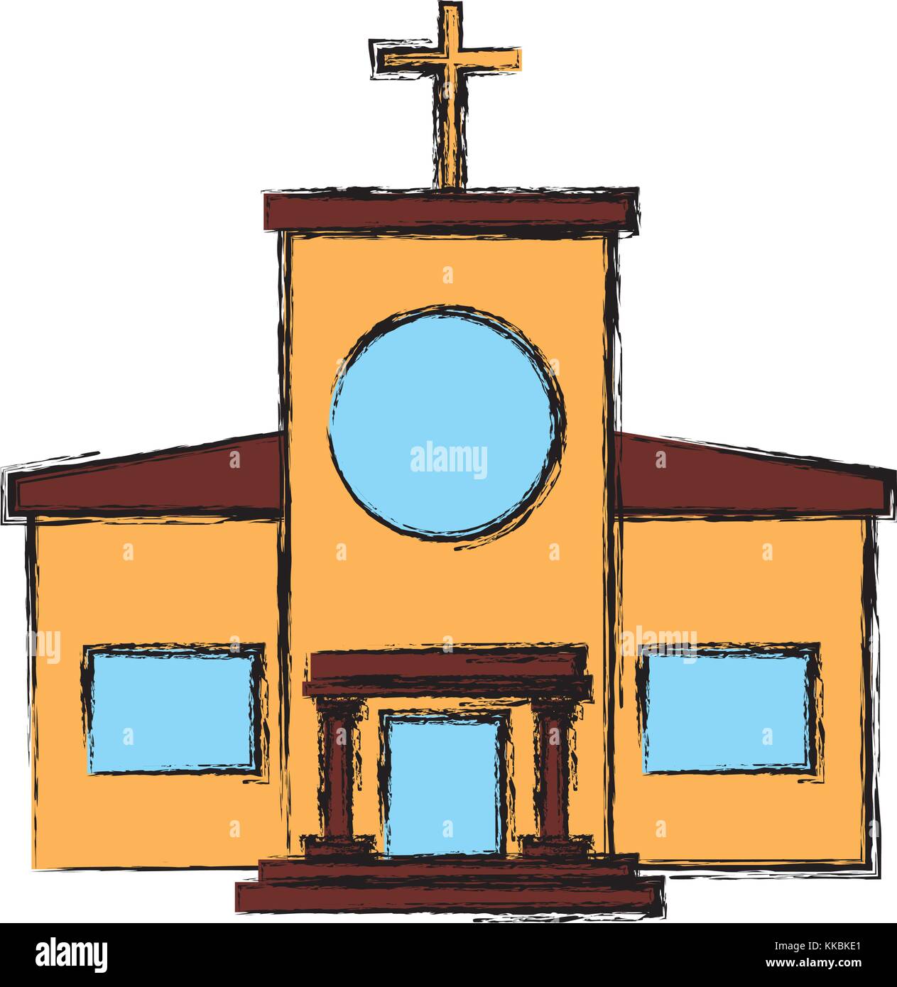 christian church building Stock Vector Image & Art - Alamy