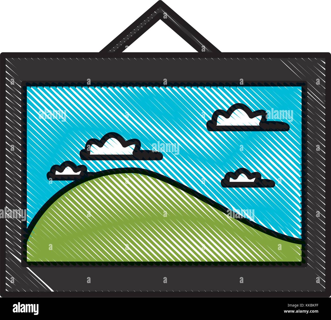 Office landscape photo Stock Vector Images - Alamy