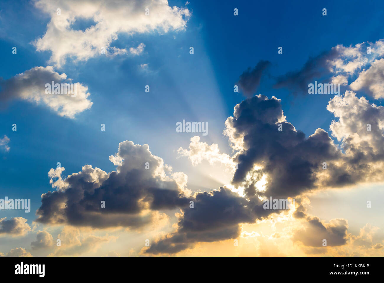 sky background with big clouds Stock Photo - Alamy