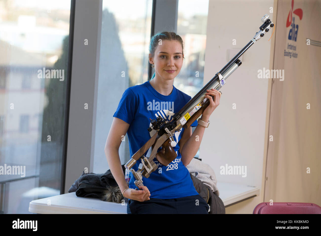 Team Scotland shooter Seonaid McIntosh during the Team Scotland ...