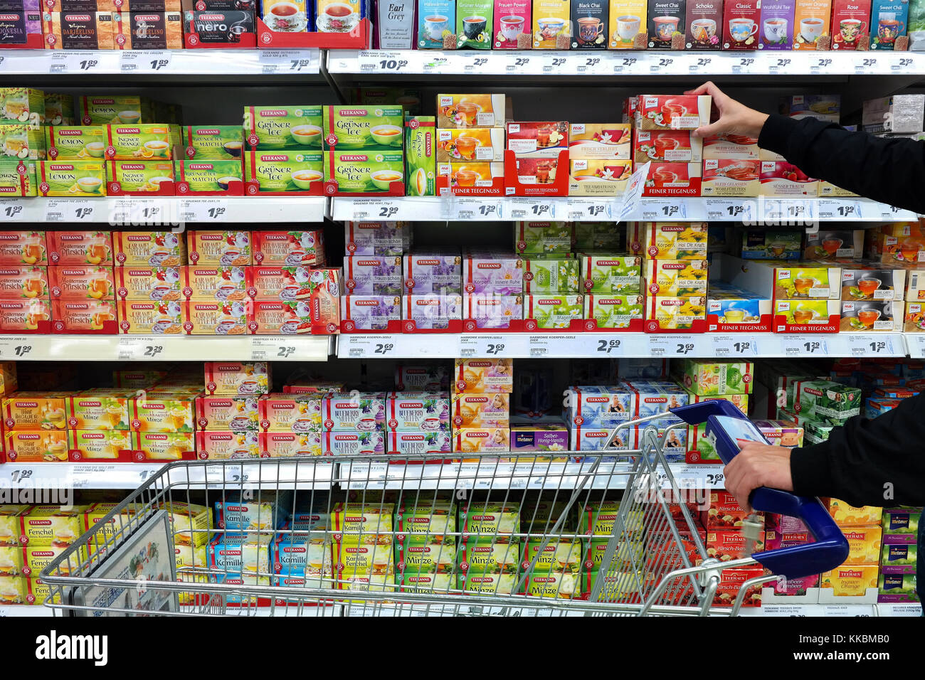 Interior of a REAL Hypermarket Stock Photo - Alamy