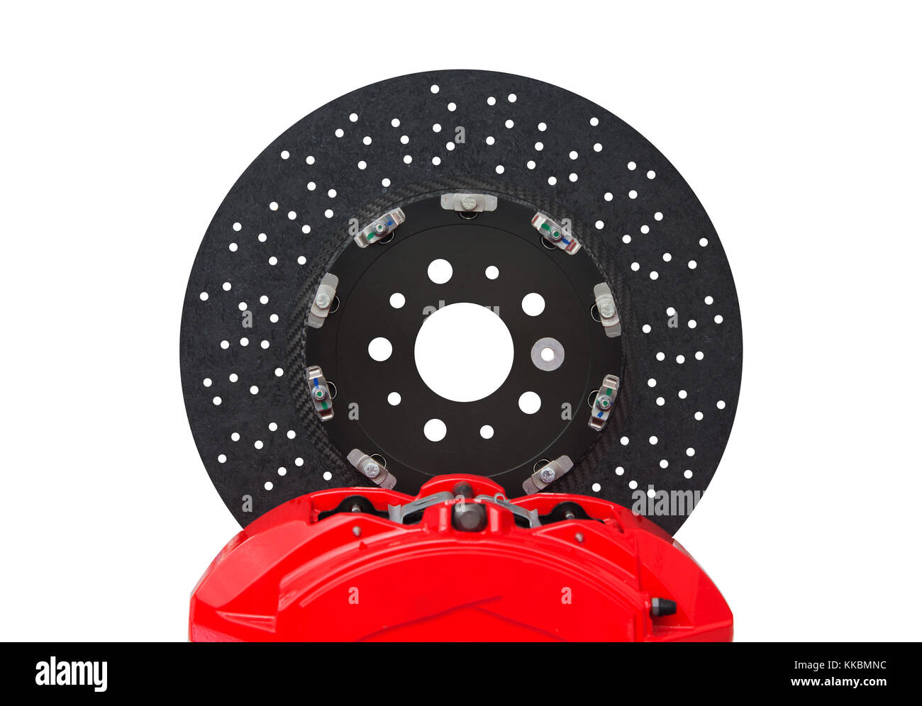 close up on car brakes isoleted on white background Stock Photo - Alamy