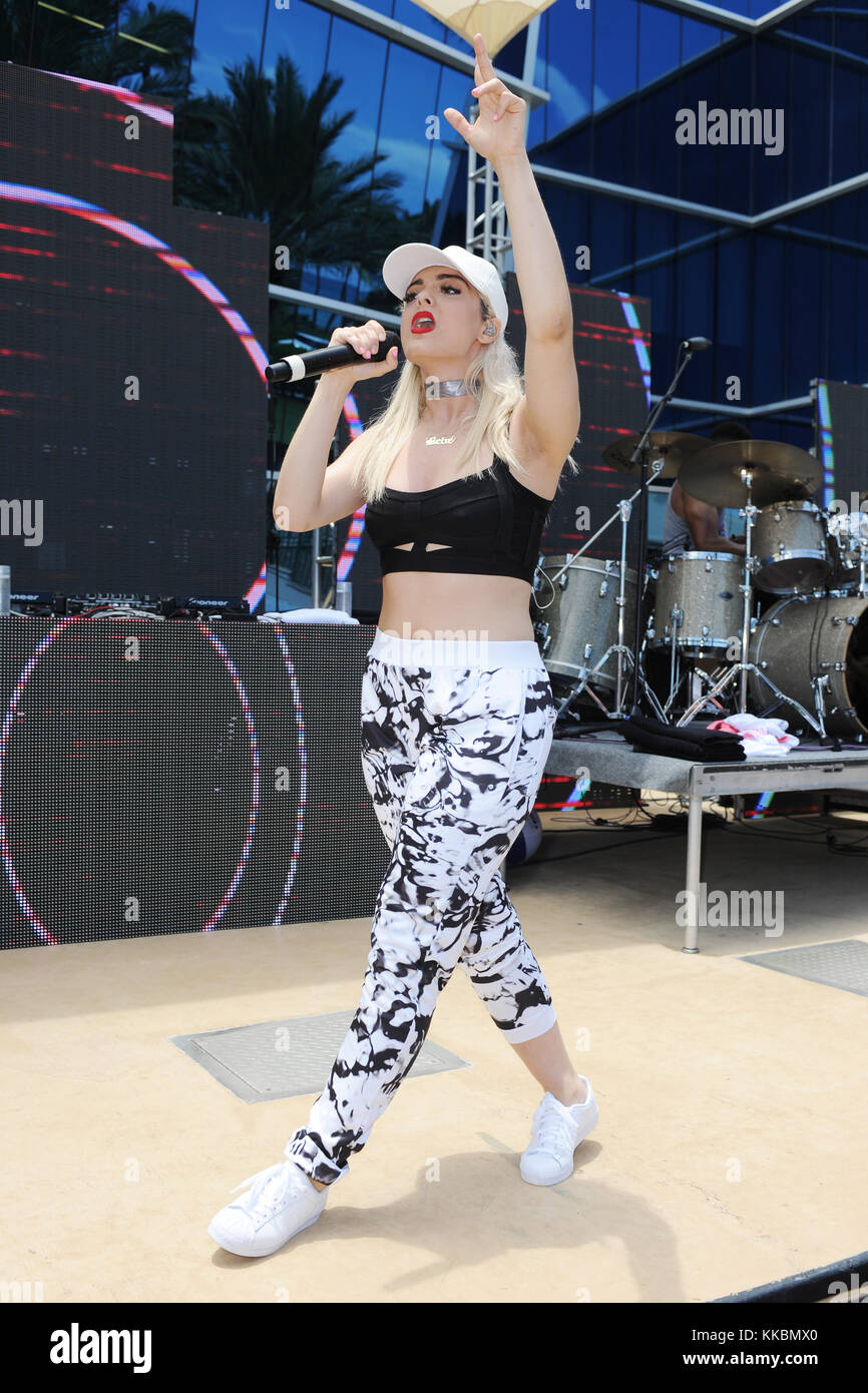 MIAMI BEACH, FL - JULY 23: Bebe Rexha attends IHeartRadio Y100 Mack-A ...