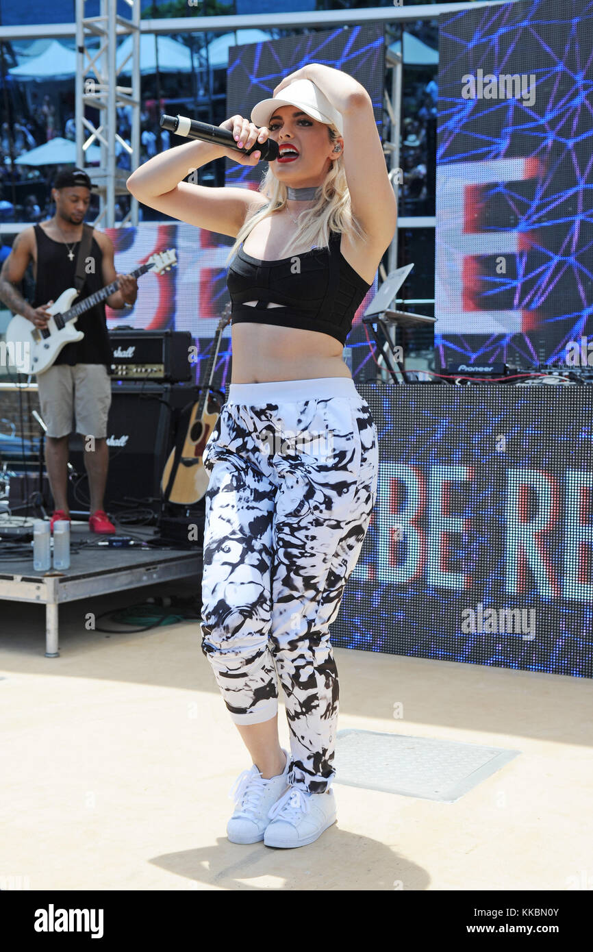 MIAMI BEACH, FL - JULY 23: Bebe Rexha attends IHeartRadio Y100 Mack-A ...