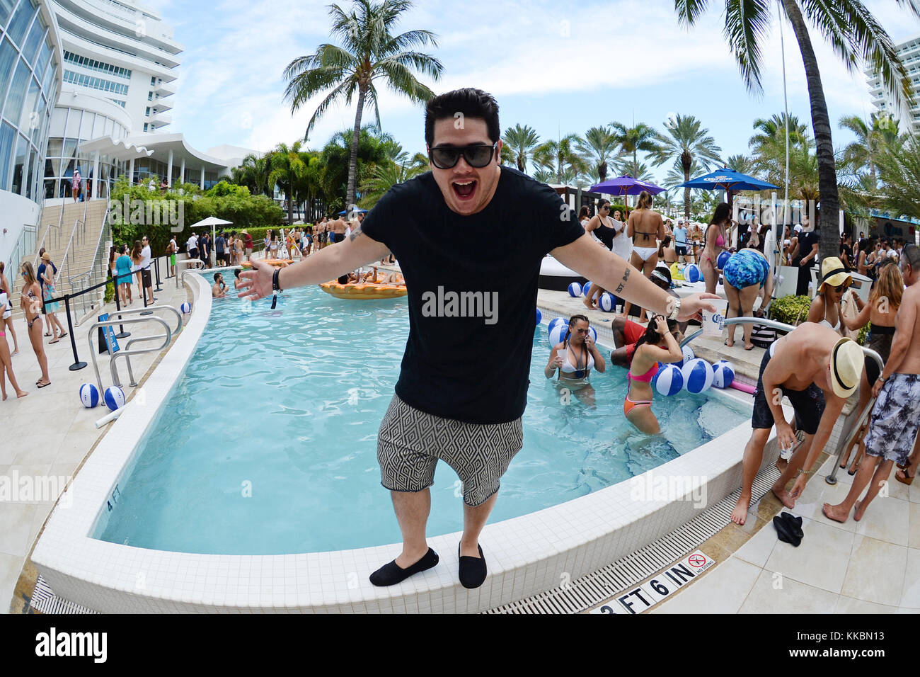 MIAMI BEACH, FL - JULY 23: DJ Mack attends IHeartRadio Y100 Mack-A ...