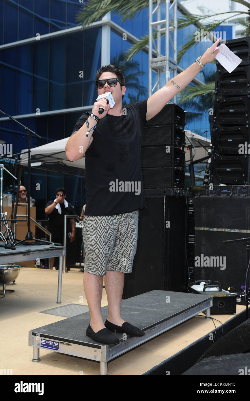 MIAMI BEACH, FL - JULY 23: DJ Mack attends IHeartRadio Y100 Mack-A ...