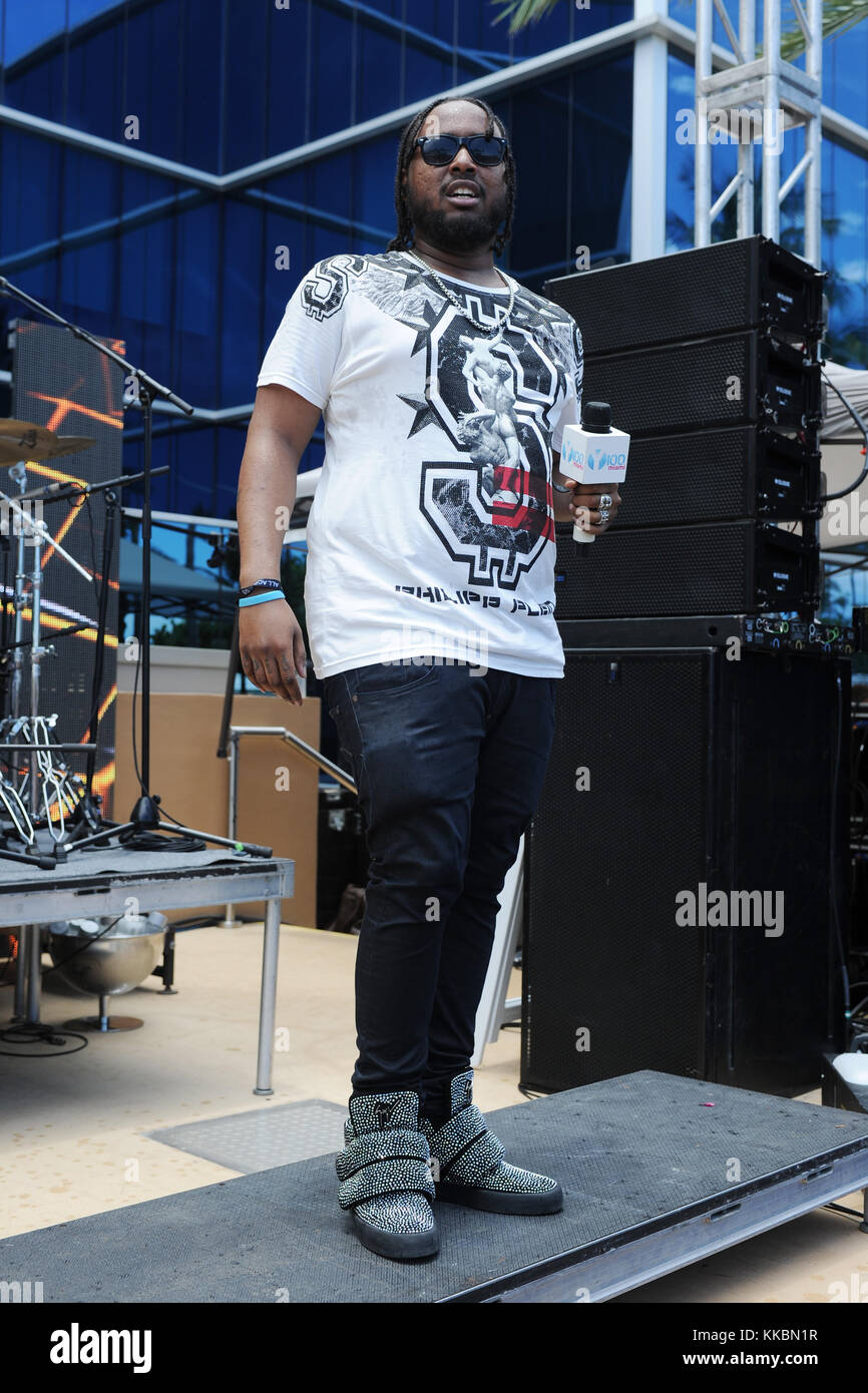 MIAMI BEACH, FL - JULY 23: Kent Jones attends IHeartRadio Y100 Mack-A ...