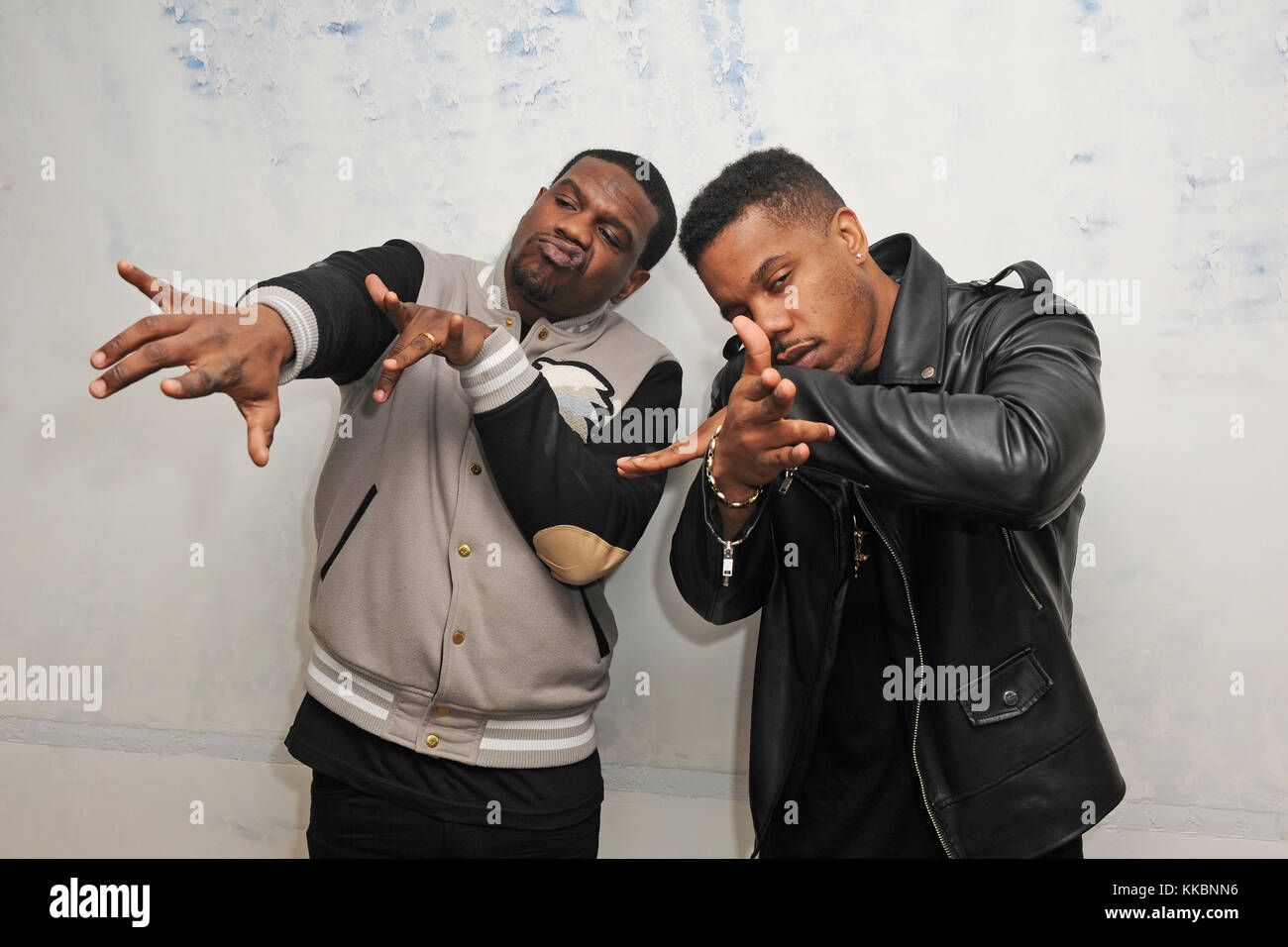 Theron thomas and timothy thomas of r city hi-res stock photography and ...