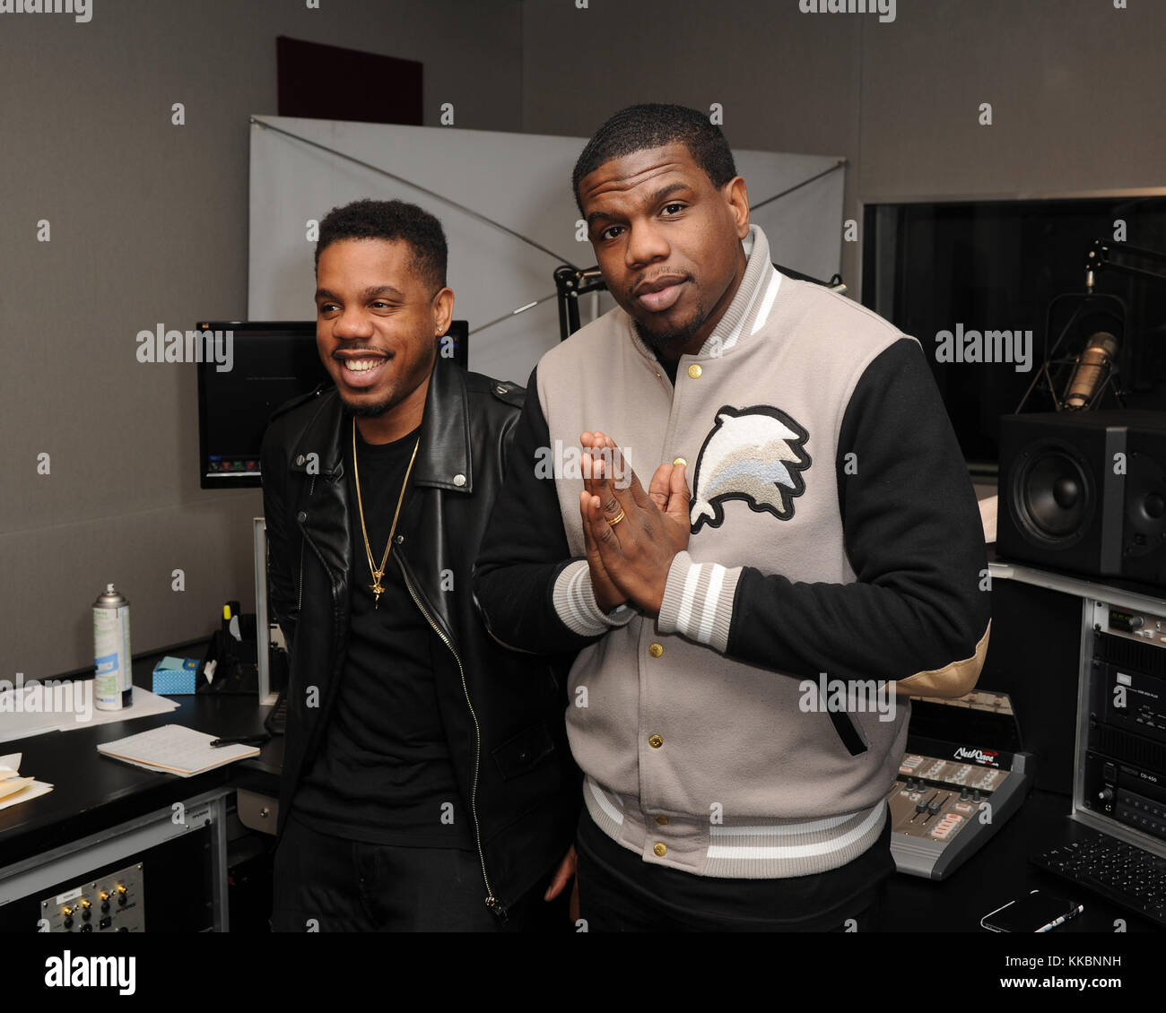 Theron thomas and timothy thomas of r city hi-res stock photography and ...