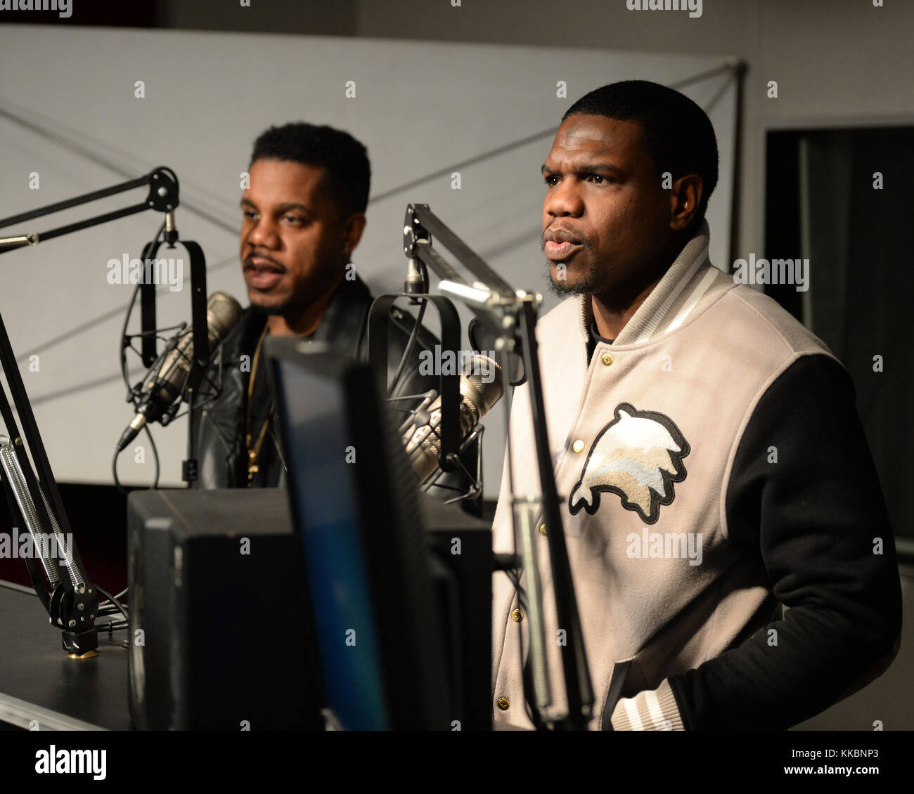 Theron thomas and timothy thomas of r city hi-res stock photography and ...