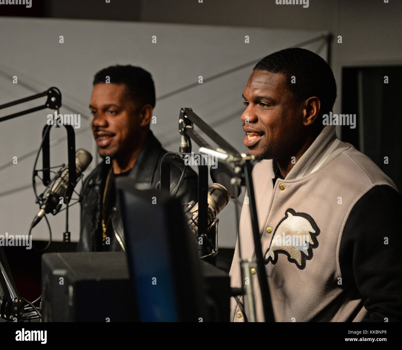 Theron thomas and timothy thomas of r city hi-res stock photography and ...
