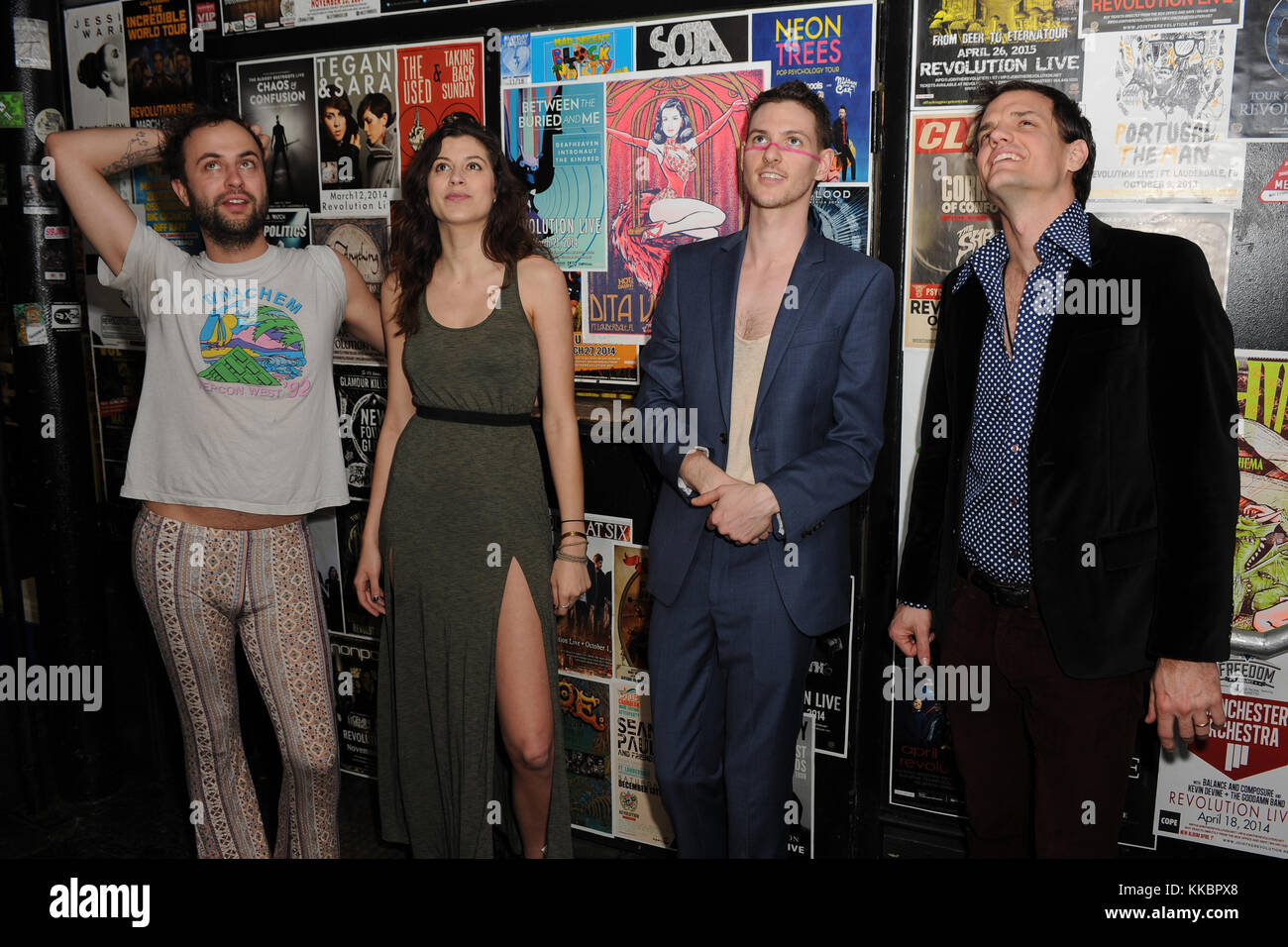 FORT LAUDERDALE, FL - MARCH 13: Shane Cody, Matt Myers, Katie Toupin ...