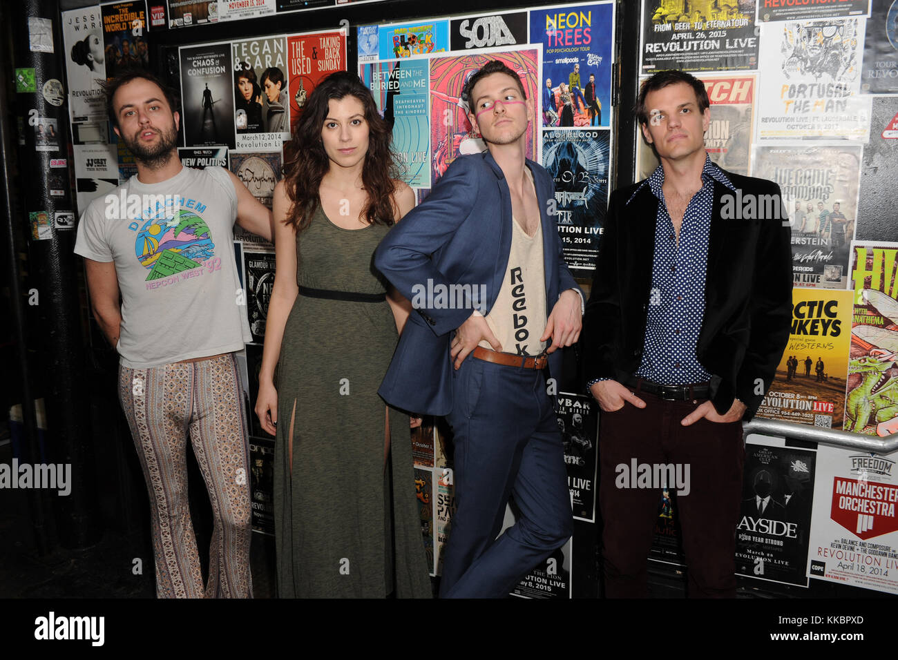 FORT LAUDERDALE, FL - MARCH 13: Shane Cody, Matt Myers, Katie Toupin ...