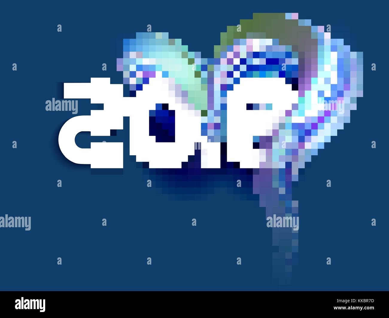 Colorful design happy new Stock Vector Images - Alamy