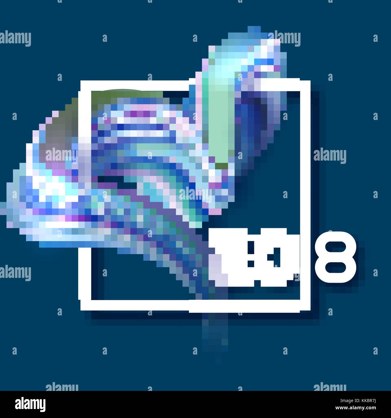 Colorful design happy new Stock Vector Images - Alamy