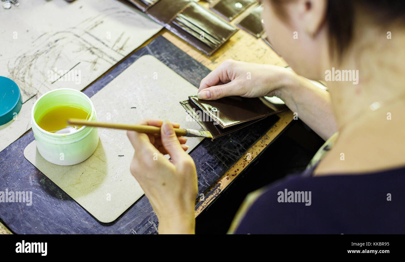 Smearing glue hi-res stock photography and images - Alamy