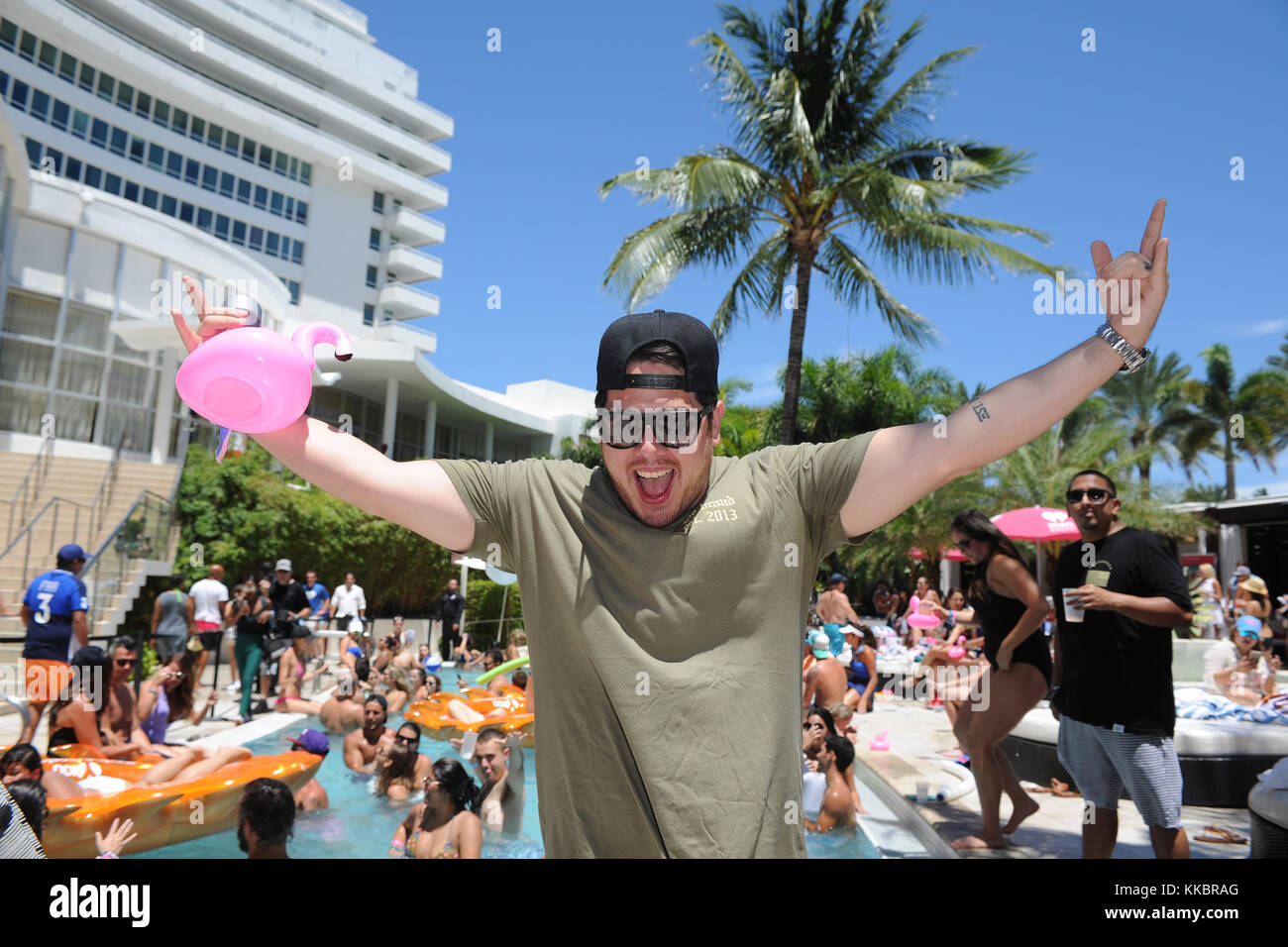 MIAMI BEACH, FL - AUGUST 13: DJ Mack performs during the I Heart Radio ...