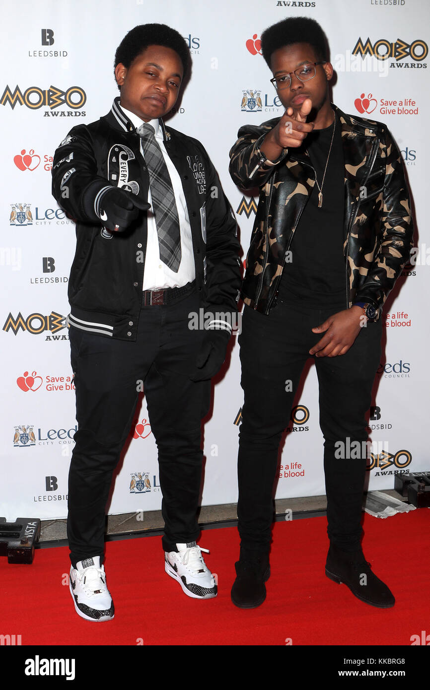 The Chicken Connoisseur (left) and guest attending the 22nd Mobo Awards ...