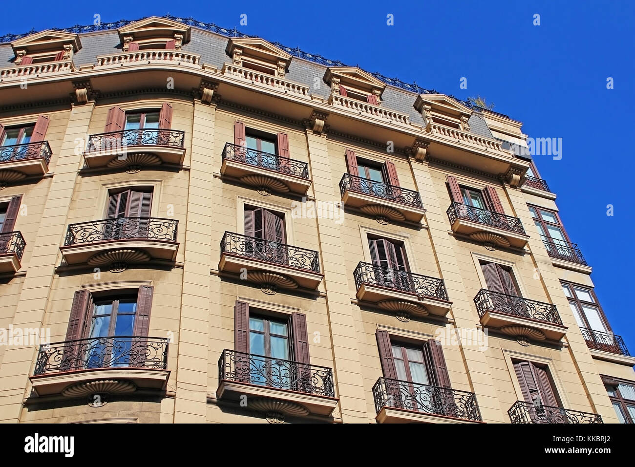 Building facade of great architectural interest in the city of ...