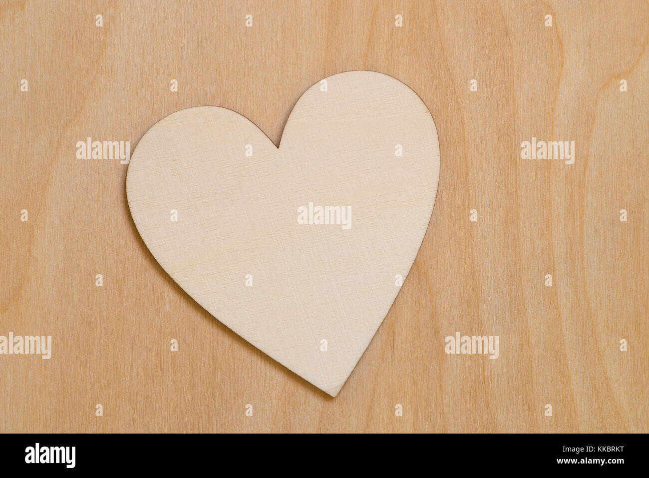Wooden craft heart hi-res stock photography and images - Alamy