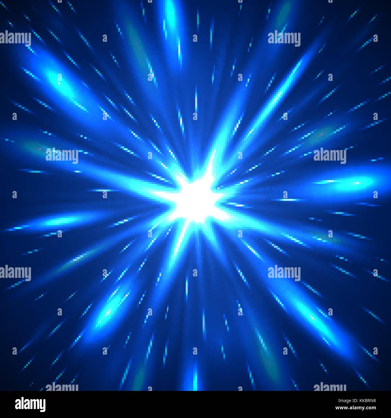 Abstract blue color neon glowing Stock Vector Images - Alamy