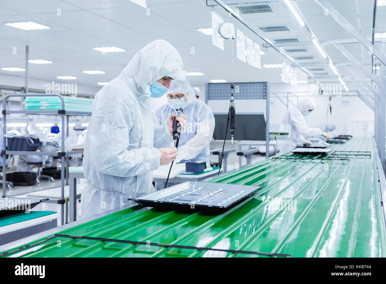 production of television sets Stock Photo - Alamy