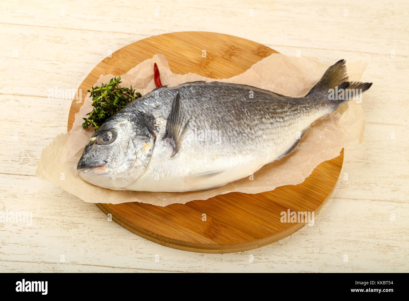 raw dorada fish - ready for cooking Stock Photo - Alamy