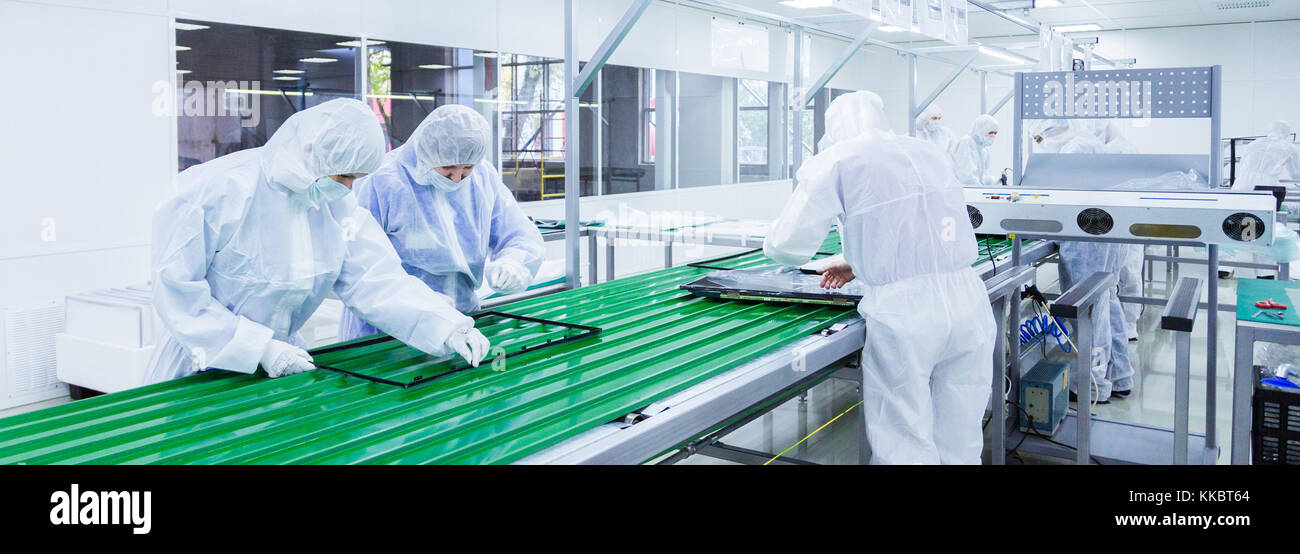 production of television sets Stock Photo - Alamy