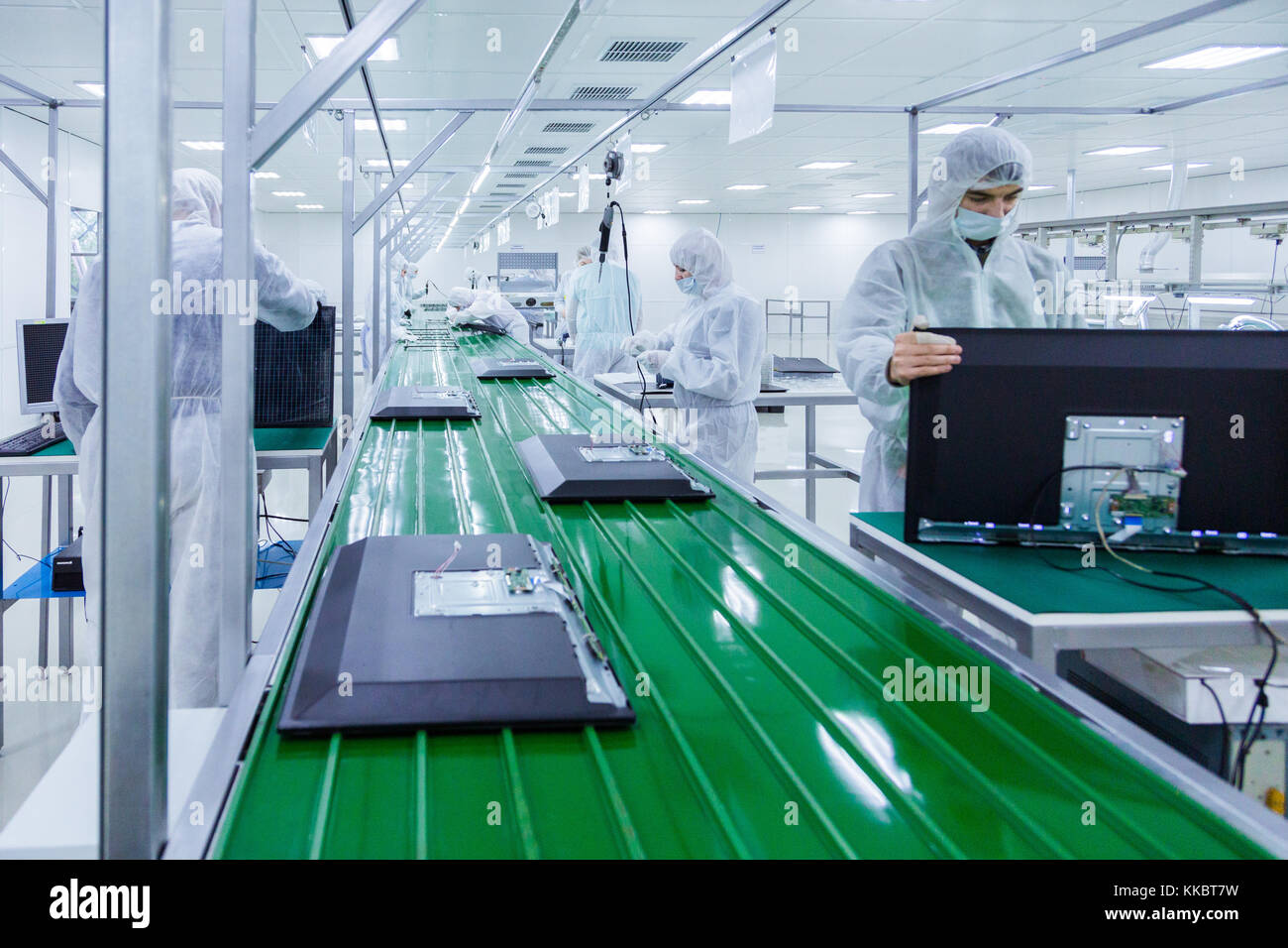 Production of television sets hi-res stock photography and images - Alamy