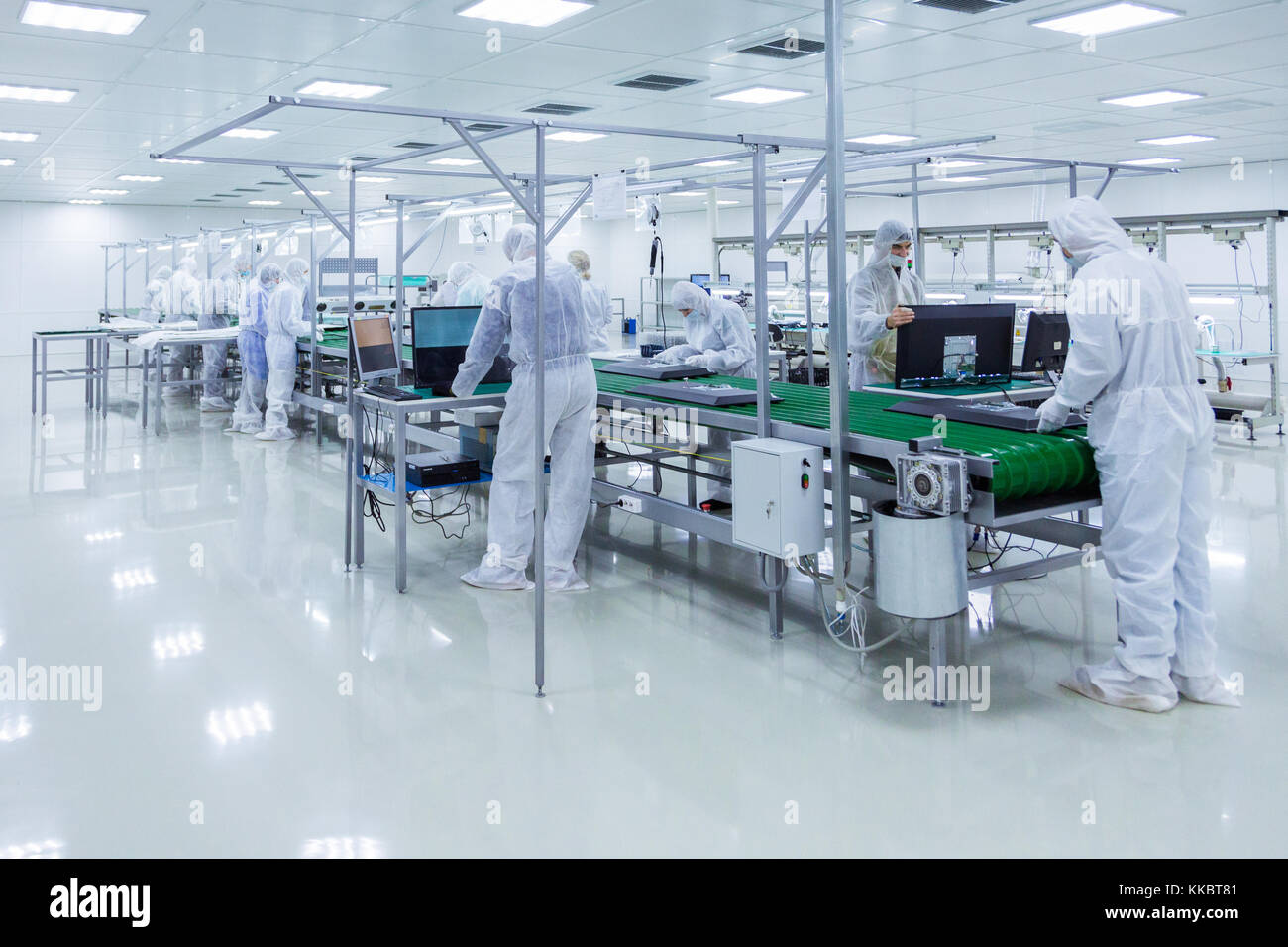 production of television sets Stock Photo - Alamy