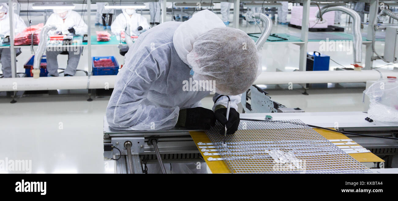 production of television sets Stock Photo - Alamy