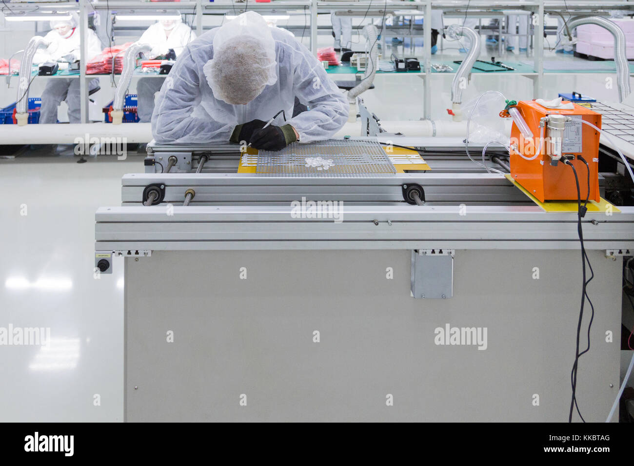 production of television sets Stock Photo - Alamy